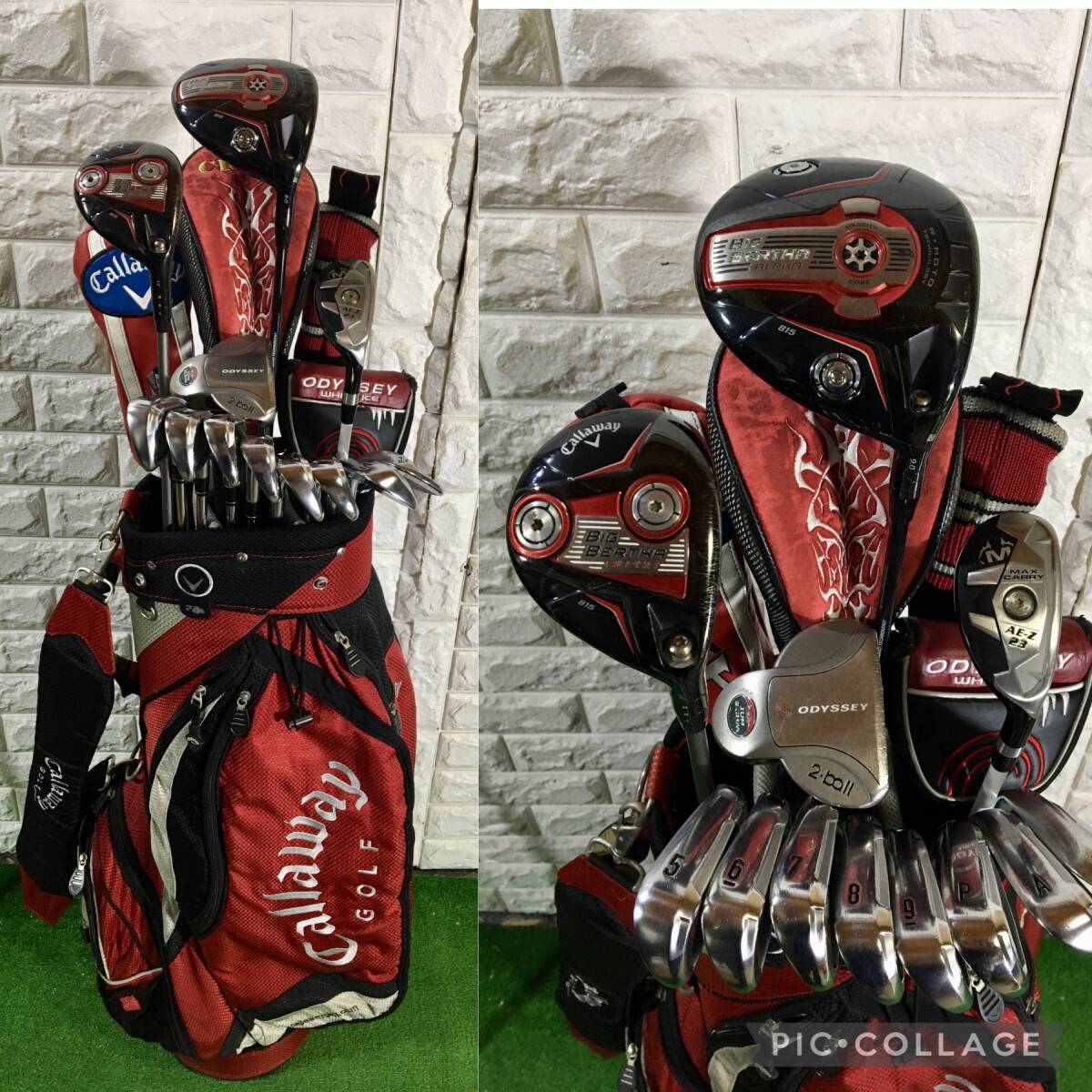 【やや傷や汚れあり】超豪華☆キャロウェイ BiG BERTHA アルファ815等 男性用ゴルフクラブ キャロウェイセット キャロウェイ製キャディバッグ付の落札情報詳細 - Yahoo ...