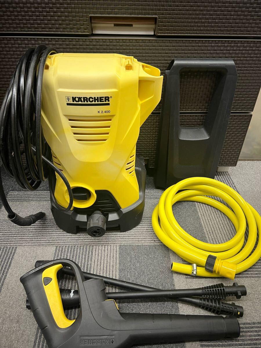 【目立った傷や汚れなし】ケルヒャー K2 KARCHER 家庭用高圧洗浄機 高圧洗浄機 家庭用 洗車 K2.400の落札情報詳細 - Yahoo!オークション落札価格検索 オークフリー