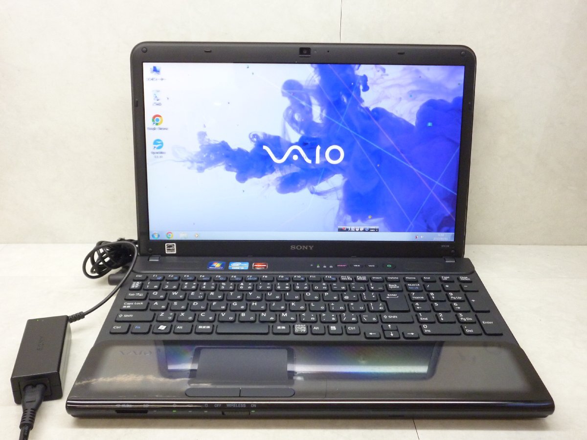【目立った傷や汚れなし】☆1円☆第2世代☆VAIO VPCCB4AJA☆Core i5 2.50GHz/4GB/640GB/AMD Radeon/Sマルチ/無線/Bluetooth/カメラ ...