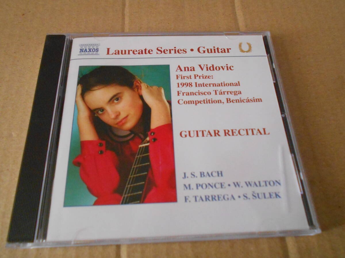 【目立った傷や汚れなし】★【CD】Ana Vidovic(g) GUITAR RECITAL 輸入盤 EC NAXOS 同梱歓迎 送料185円 ...