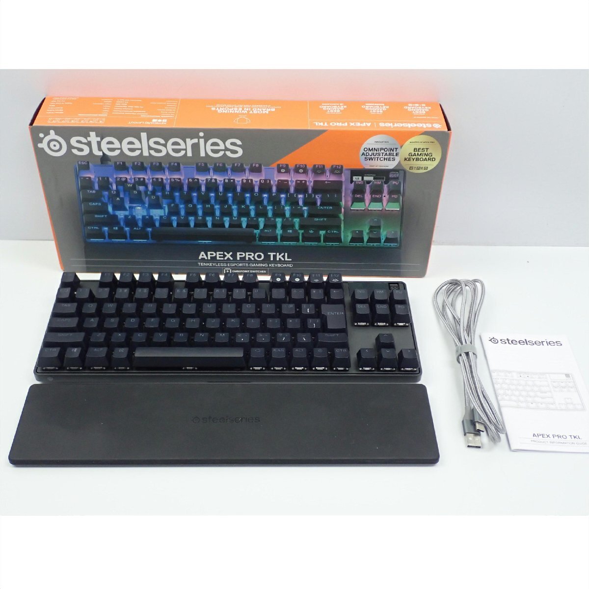 【やや傷や汚れあり】steelseries KB-00012 APEX PRO TKL ゲーミングキーボード PC周辺機器 スティールシリーズ 中古の落札情報詳細 - Yahoo!オークション ...