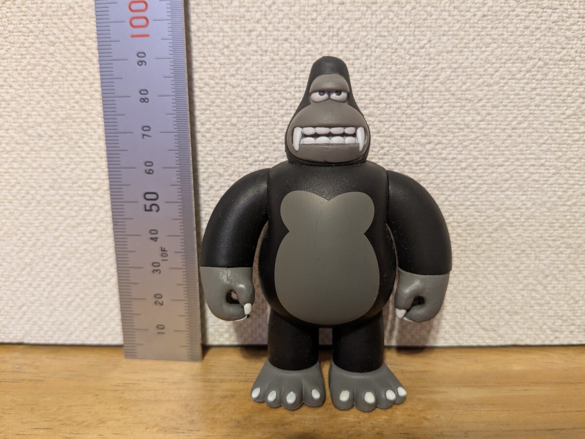 【やや傷や汚れあり】キングケン ミニ フィギュア / ブラック グレー / king ken mini series amos toy ...