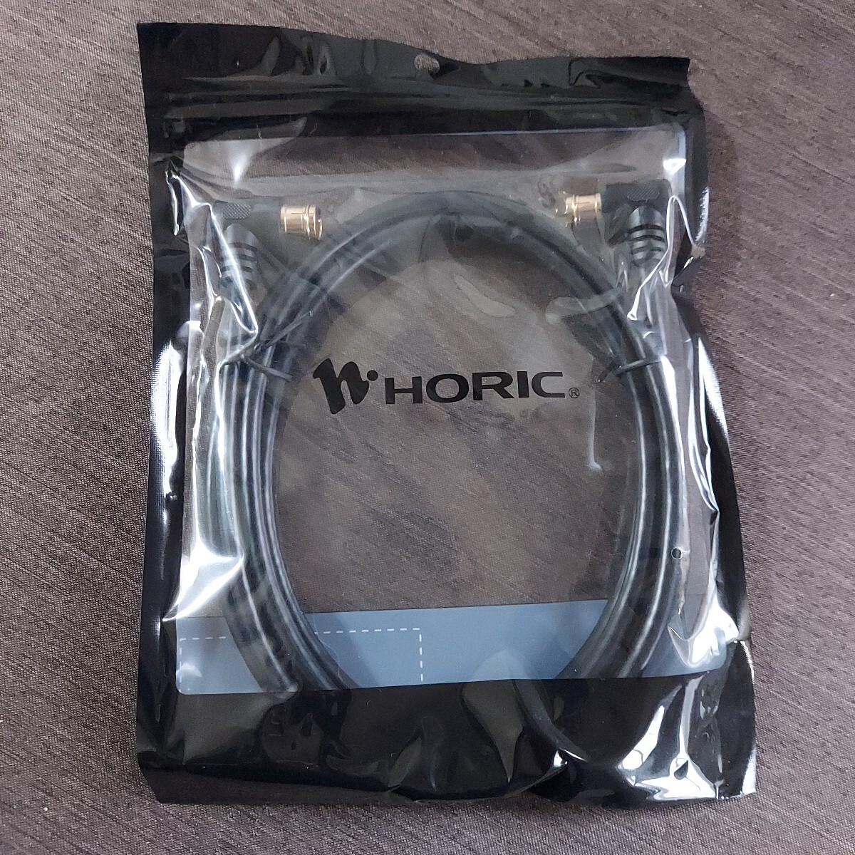 【未使用】ホーリック アンテナケーブル S-4C-FB同軸 2m 【4K8K放送(3224MHz)/BS/CS/地デジ/CATV 対応】 ブラック 両側L字差込式コネクタ AC20-635BK ...