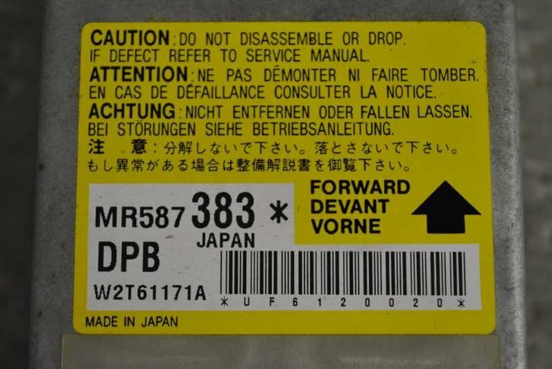 【やや傷や汚れあり】大幅値下げ！ パジェロ ミニ VR ターボ 中期(H58A H53) 純正 破損無 取付OK 動作保証 エアバッグコンピューター CPU MR587383 s006042の ...