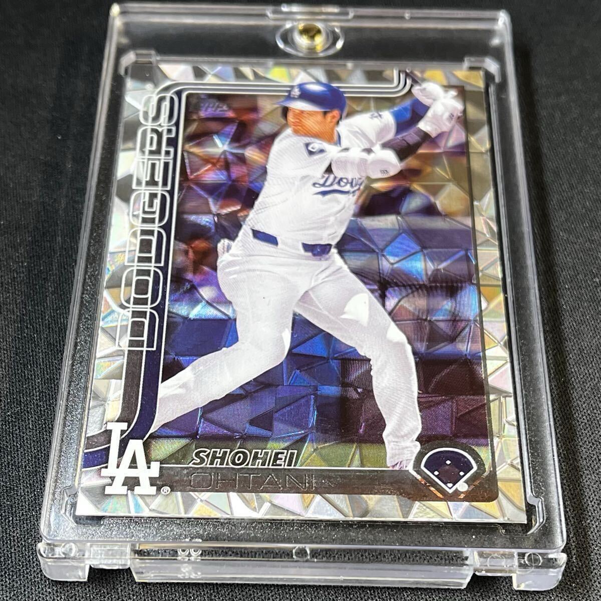 【未使用に近い】最新 2025 Topps Series 1 大谷翔平 No.1 ディアマンテフォイルパラレルカード Diamante ...