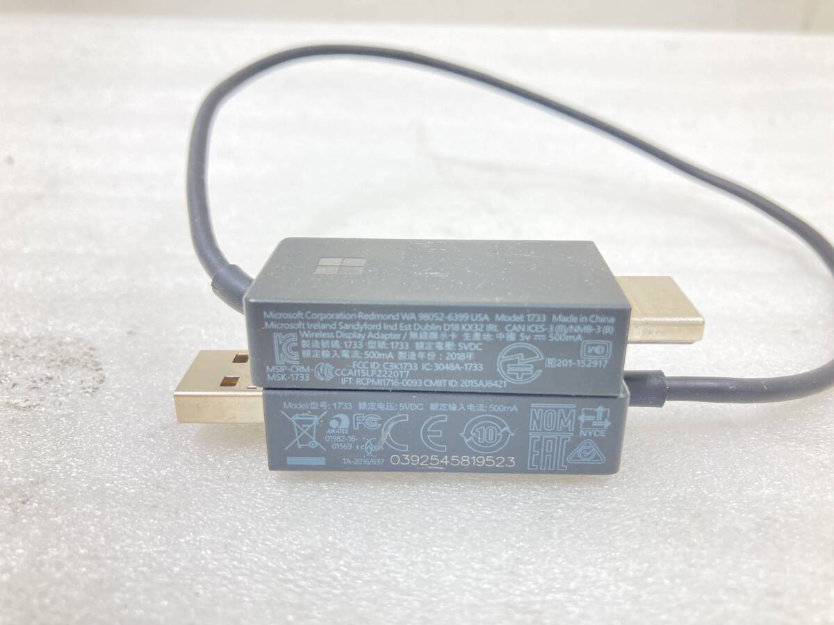 【傷や汚れあり】期間限定特価！ Microsoft Wireless Display Adapter 1733 中古動作品の落札情報詳細 ...
