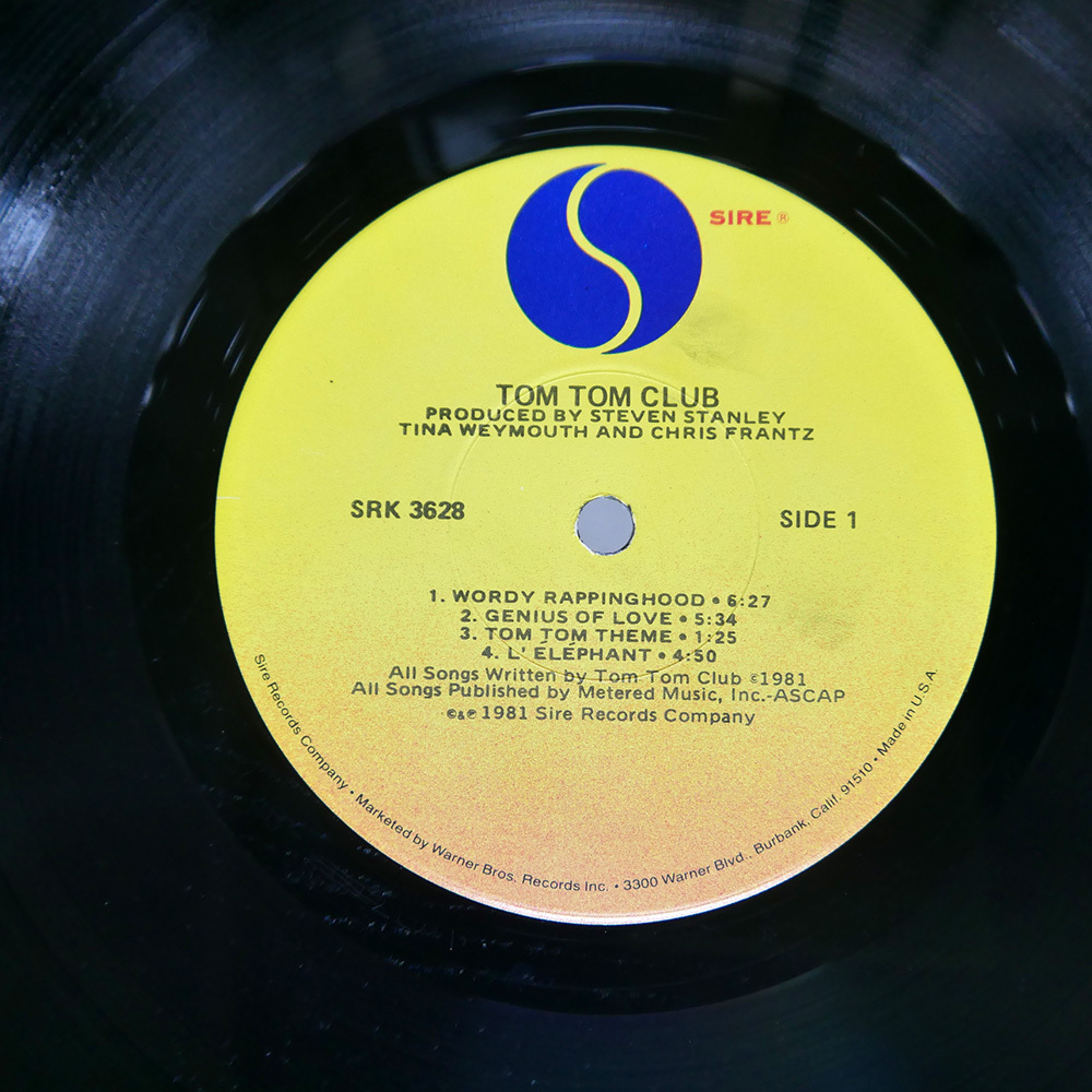 【やや傷や汚れあり】US盤 TOM TOM CLUB/SAME/SIRE SRK3628 LPの落札情報詳細 - Yahoo!オークション落札 ...