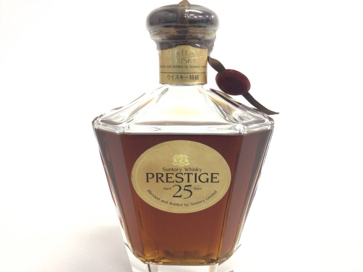 【やや傷や汚れあり】ウイスキー whisky サントリー プレステージ 25年 750ml 43% 重量番号:2(RW4)の落札情報詳細 - Yahoo!オークション落札価格検索 オークフリー