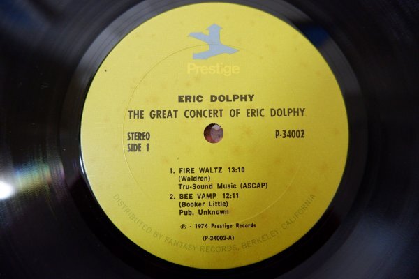 【やや傷や汚れあり】E7-080＜3枚組LP/US盤/美盤＞エリック・ドルフィー Eric Dolphy / The Great Concert Of Eric Dolphyの落札情報詳細 ...