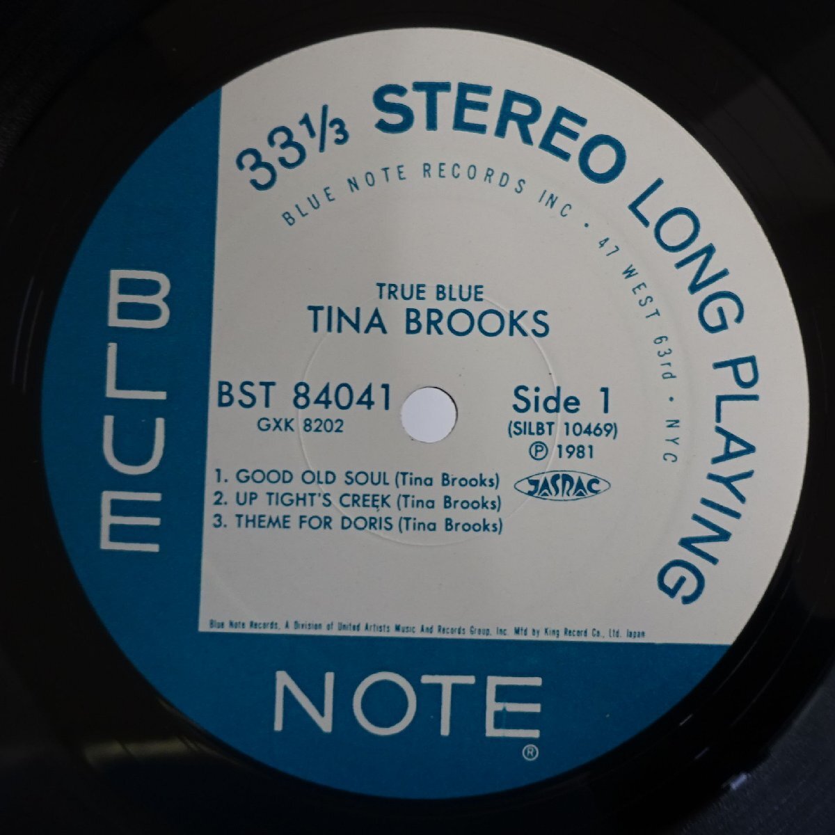 【やや傷や汚れあり】11220220;【美盤/帯付き/King Blue note】Tina Brooks / True Blueの落札情報 ...