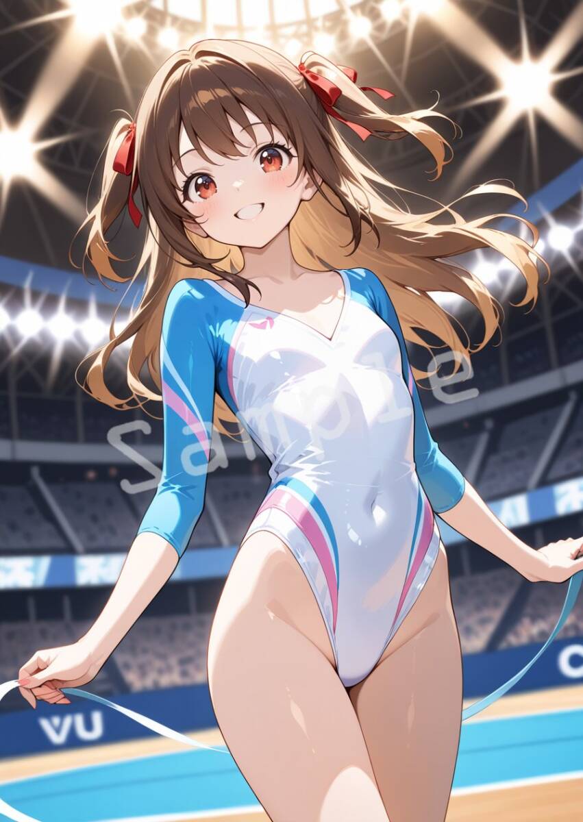 【未使用】オリジナル レオタード 新体操 爆乳 巨乳 ユニフォーム スポーツ A4ポスター 同人 アート 女子 AIイラスト 美女 アニメ マンガ A0904の落札情報詳細 - Yahoo ...