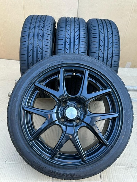 【傷や汚れあり】16インチ STEINER S-LINE 16X6.5 PCD 100 BBSタイプ 4H+43 195/45R16 2022 ...