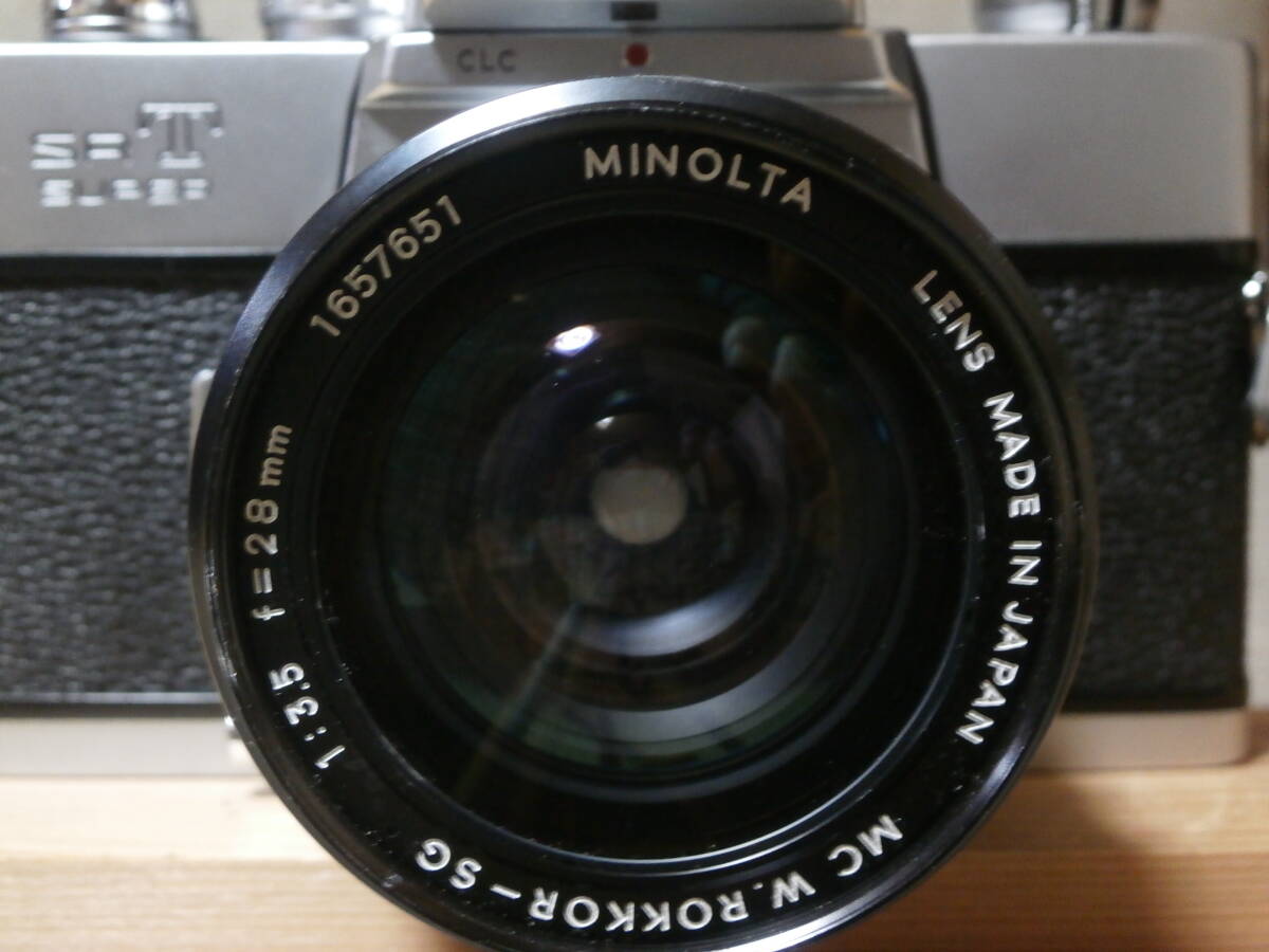【目立った傷や汚れなし】minolta SRT SUPER MC W. ROKKOR-SG 1:3.5 f=28mm レンズ付き 動作確認済みの落札情報詳細 - Yahoo!オークション落札 ...