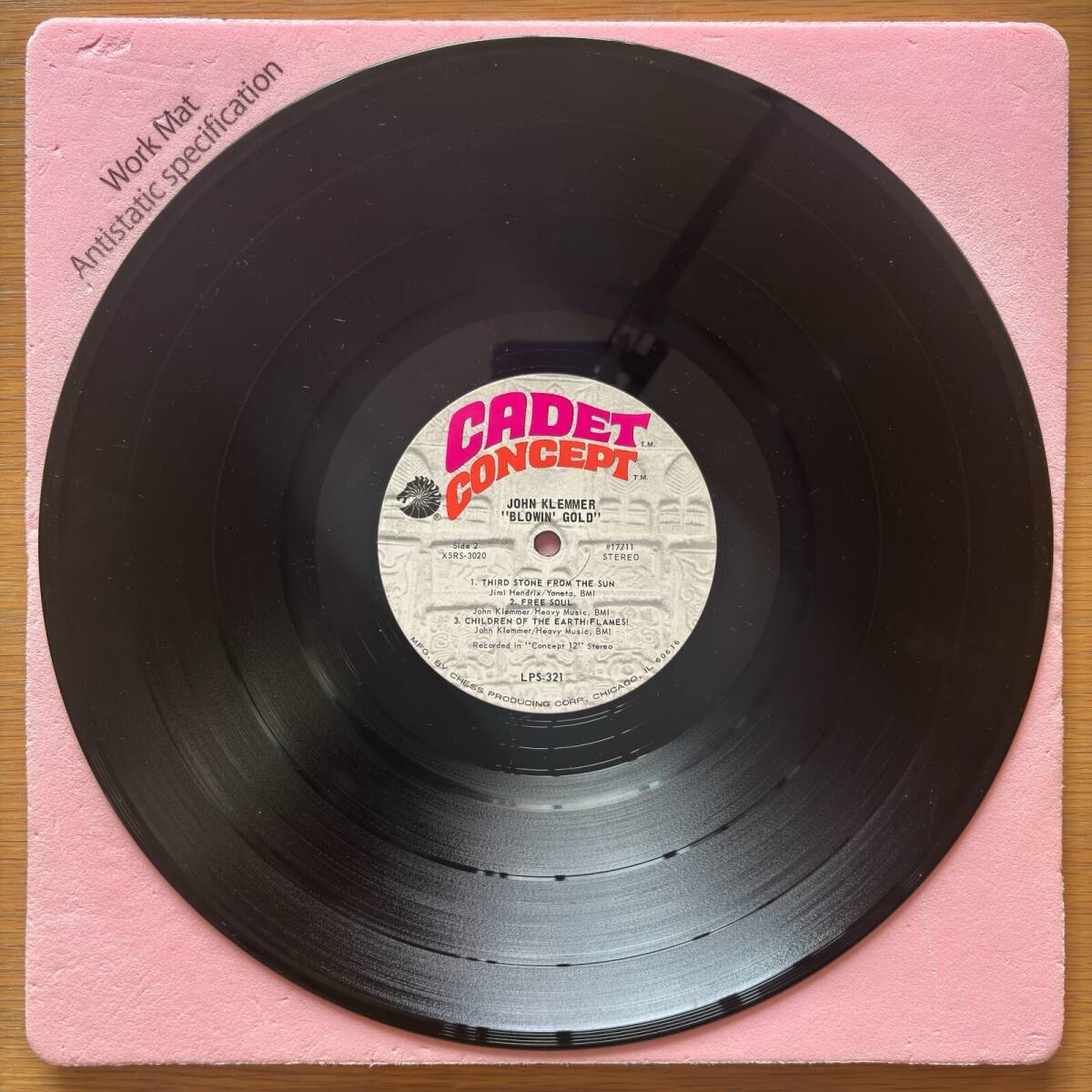 【やや傷や汚れあり】USオリジナル JOHN KLEMMER Blowin' Gold US ORIG LP 1969 CADET ...