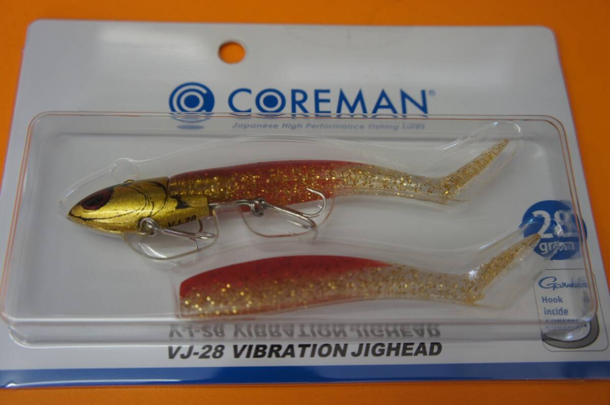 【未使用】コアマン Coreman VJ-28 バイブレーションジグヘッド カラー：ゴールドヘッド/アカキンの落札情報詳細 - Yahoo!オークション落札価格検索 オークフリー