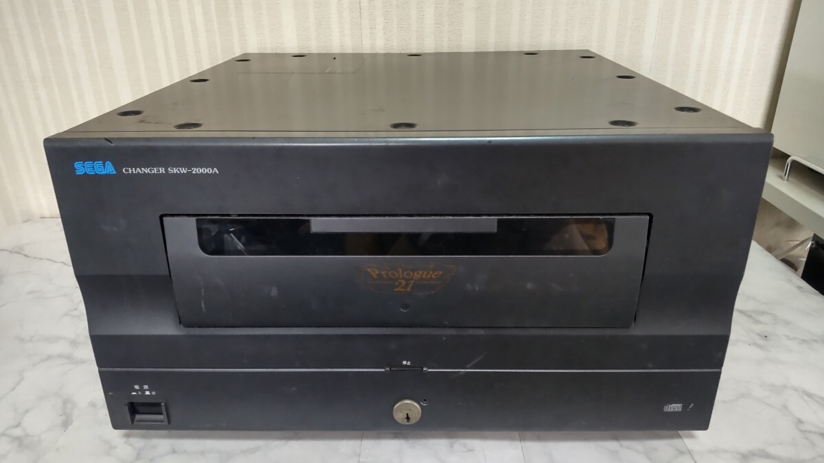 【やや傷や汚れあり】SEGA セガ コロムビア Super Prologue 21 SKW-2000A 通信カラオケ機 チェンジャー 業務用 ...