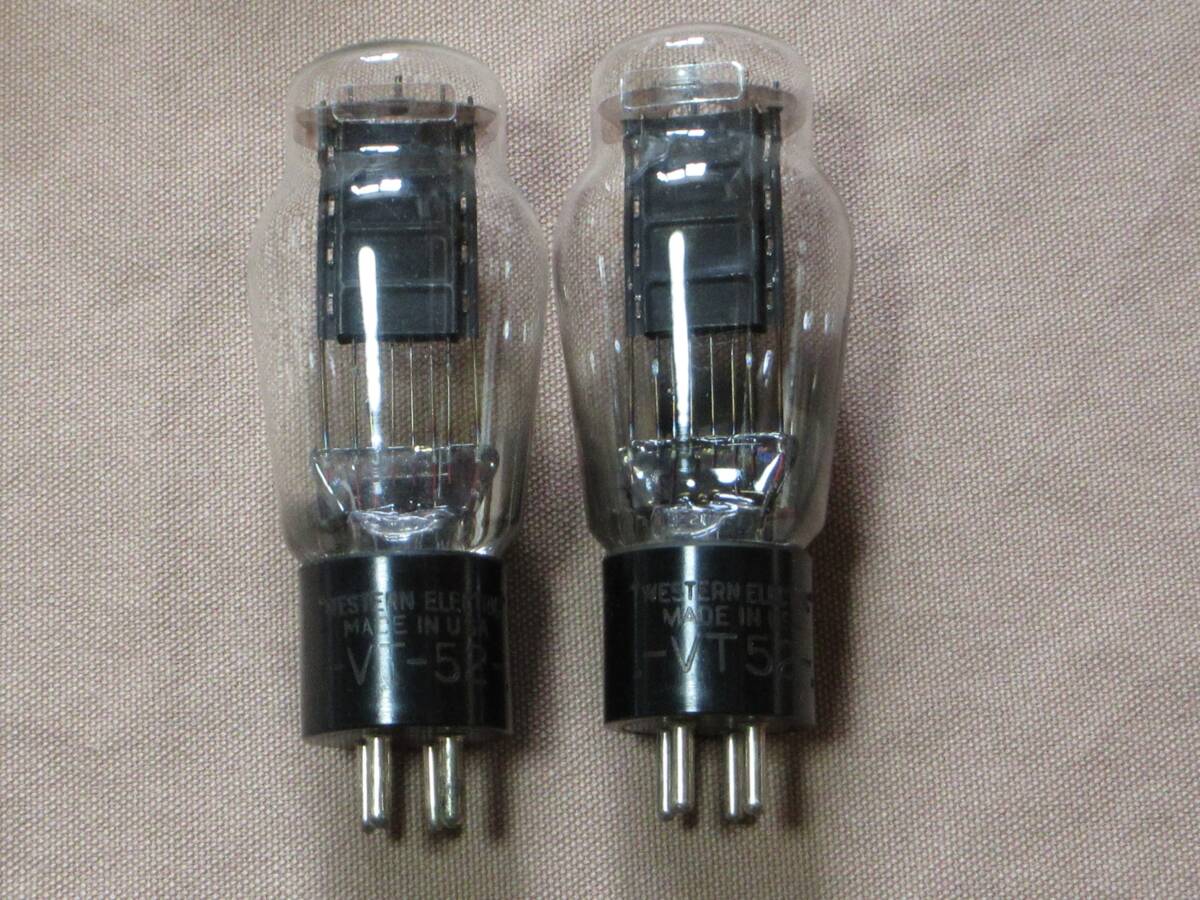 【やや傷や汚れあり】Western Electric WE VT52/VT-52 刻印 (2本)の落札情報詳細 - Yahoo!オークション ...