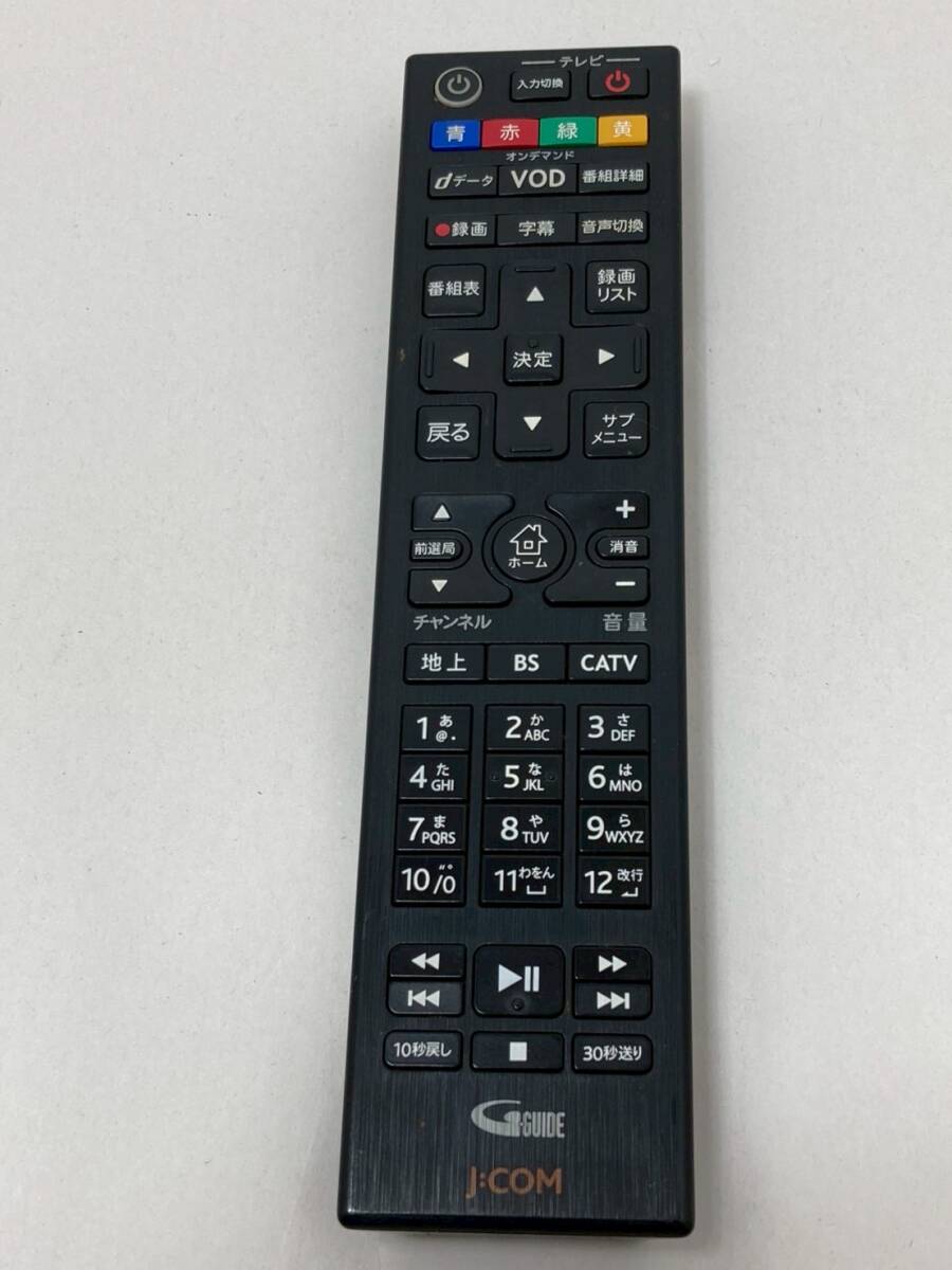 【傷や汚れあり】【ジェイコム 純正 リモコン 12G14】動作保証 即日発送 060-236500010 J:COM テレビリモコン TV ...