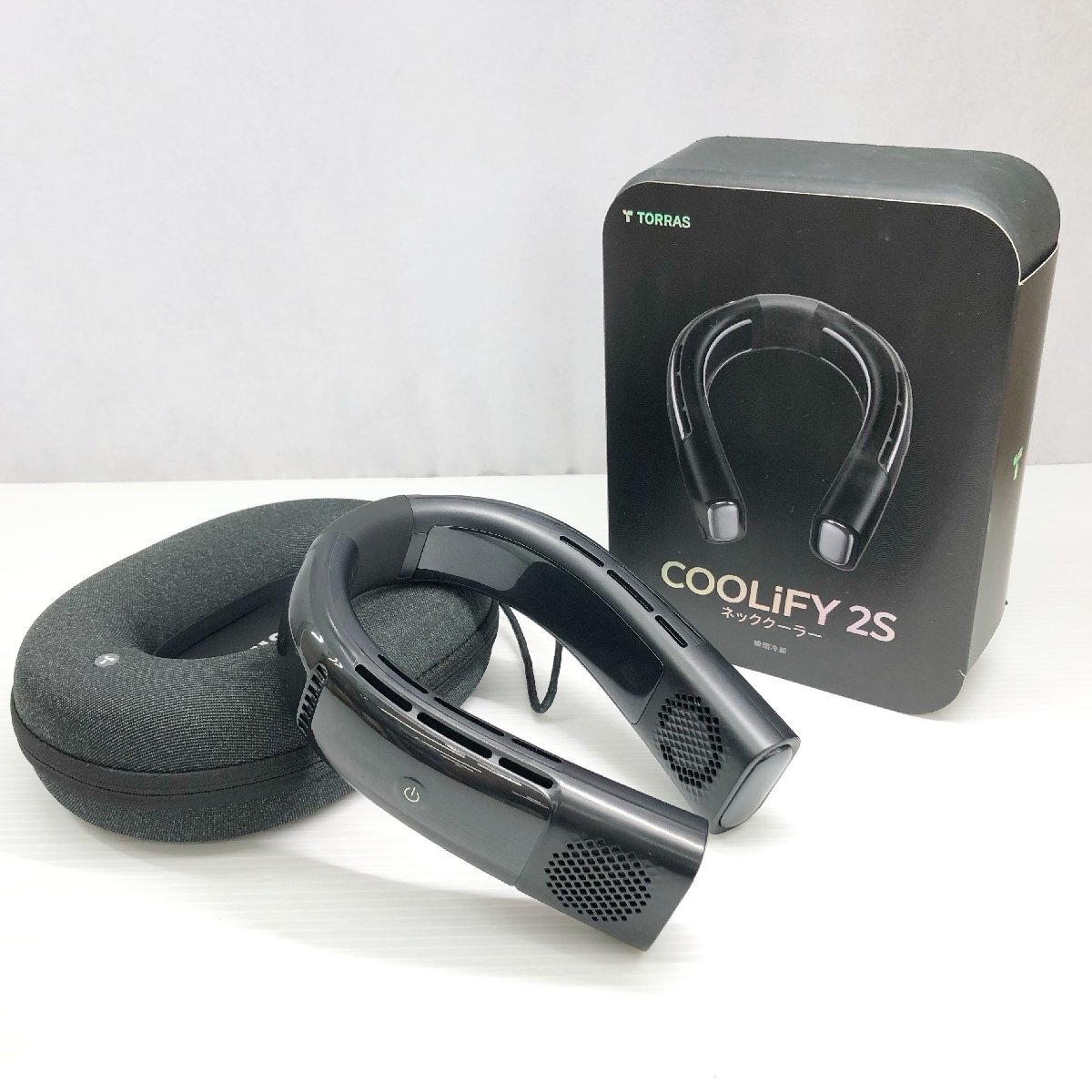 【目立った傷や汚れなし】通電確認済 美品 TORRAS トラス FG1B COOLiFY 2S ネッククーラー ウェアラブルエアコン 夏冬兼用 首掛け ネックファン 熱中症対策の落札情報詳細 ...