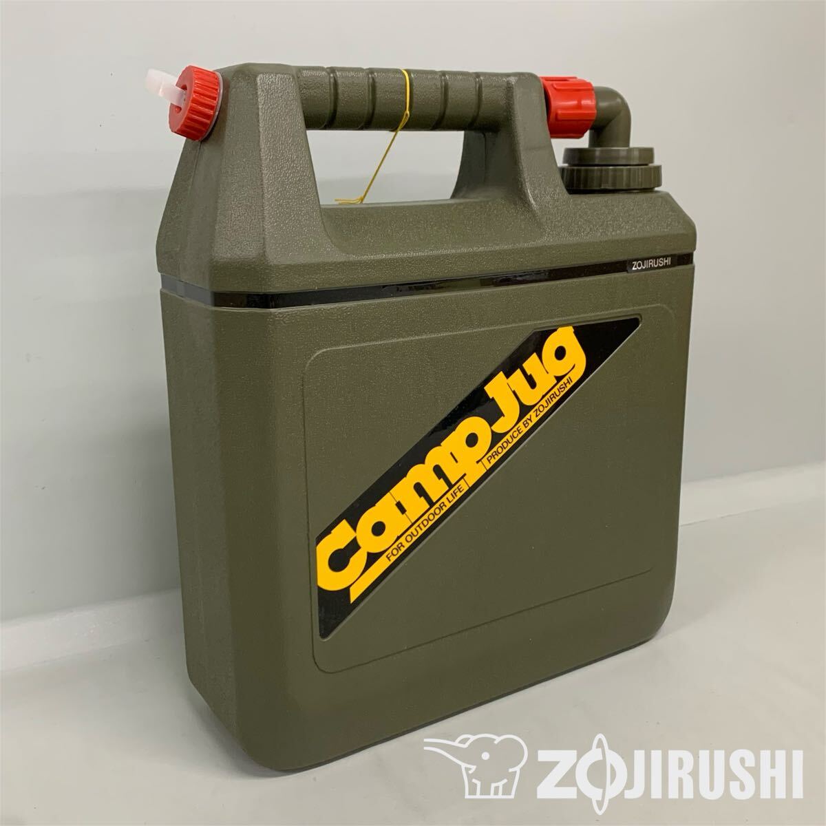 【未使用】H 未使用 ZOJIRUSHI 象印 Camp Jug キャンプジャッグ ポリタンク ウォータータンク DTE-10 容量10L カーキ キャンプ アウトドア 備蓄の落札情報詳細 ...
