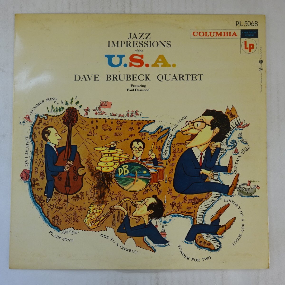 【やや傷や汚れあり】米 2EYE DAVE BRUBECK/JAZZ IMPRESSIONS OF JAPAN/COLUMBIA CS9012 ...