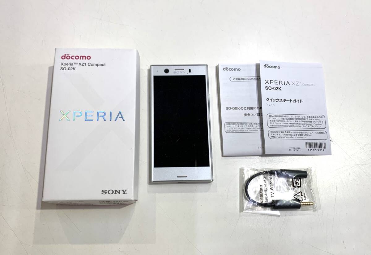 【目立った傷や汚れなし】SONY XPERIA DOCOMO XZ1 COMPACT SO-02K スマートフォン 携帯電話 32GB ...