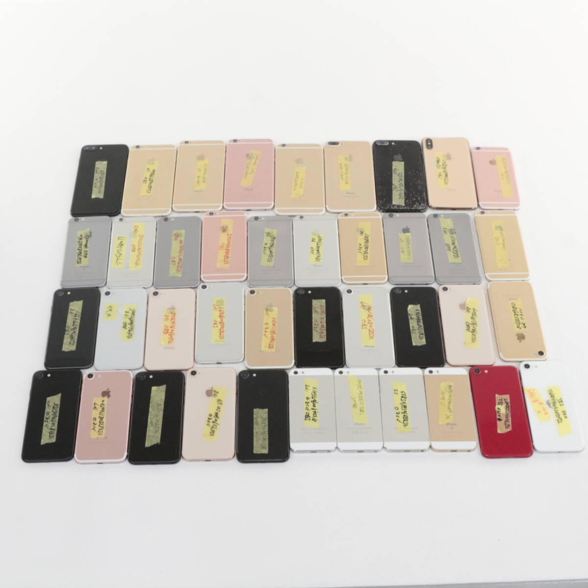 【全体的に状態が悪い】【GLB】中古 ジャンク iPhone5 5S SE 6 6S 6PLUS 6SPLUS 7 7PLUS 8 SE2 XSMAX スマホ まとめ売り 40台 初期化済み° ...