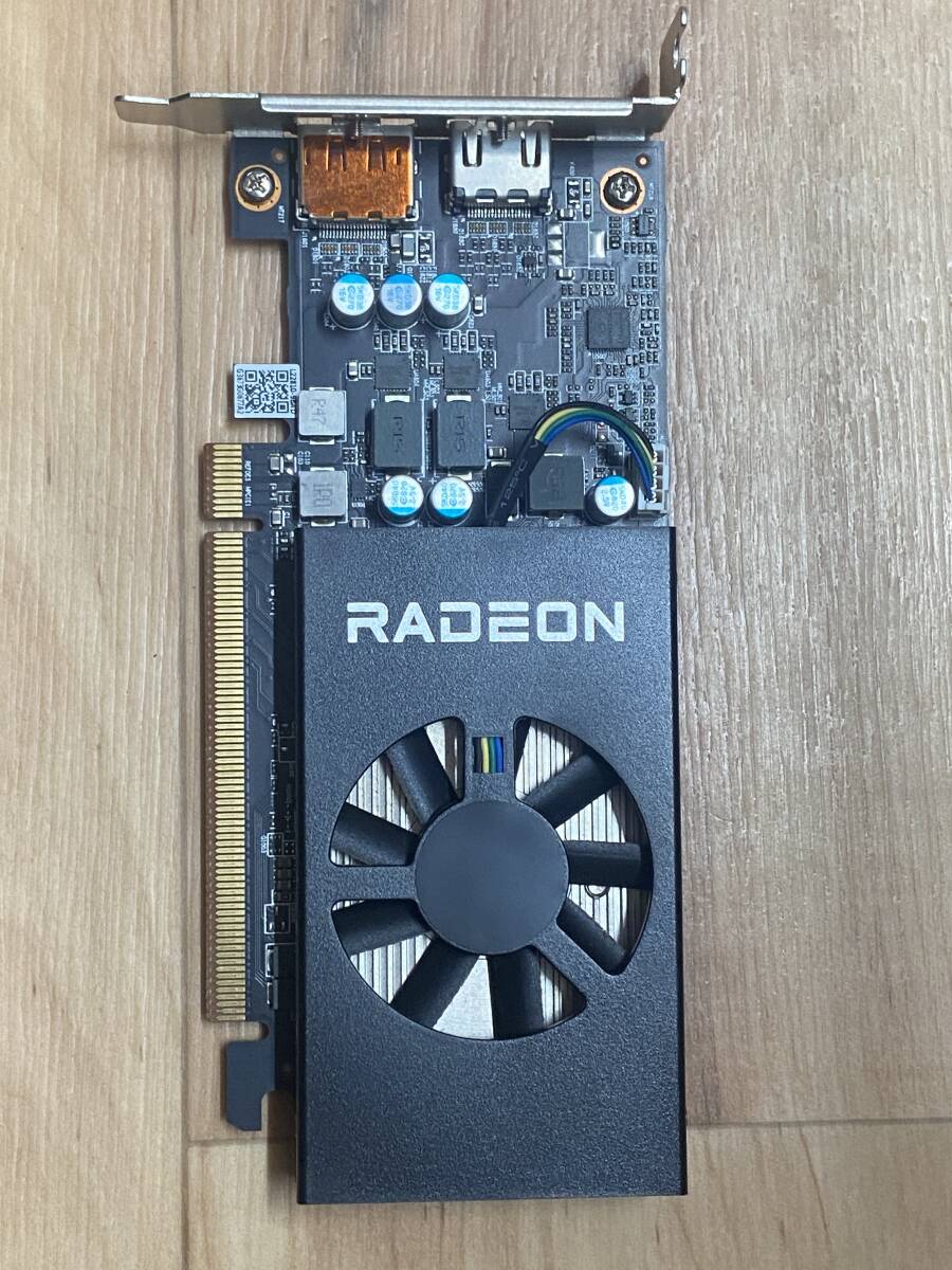 【目立った傷や汚れなし】 玄人志向 Radeon RX 6400 搭載 ロープロファイル対応 グラフィックボード RD-RX6400-E4GB ...