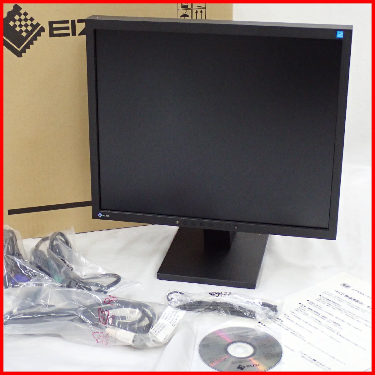 【やや傷や汚れあり】★EIZO/エイゾー FlexScan S1934-T 19型 液晶ディスプレイ/2018年製/スクエア/IPS/アンチグレア/付属品あり/ビジネスモニター ...