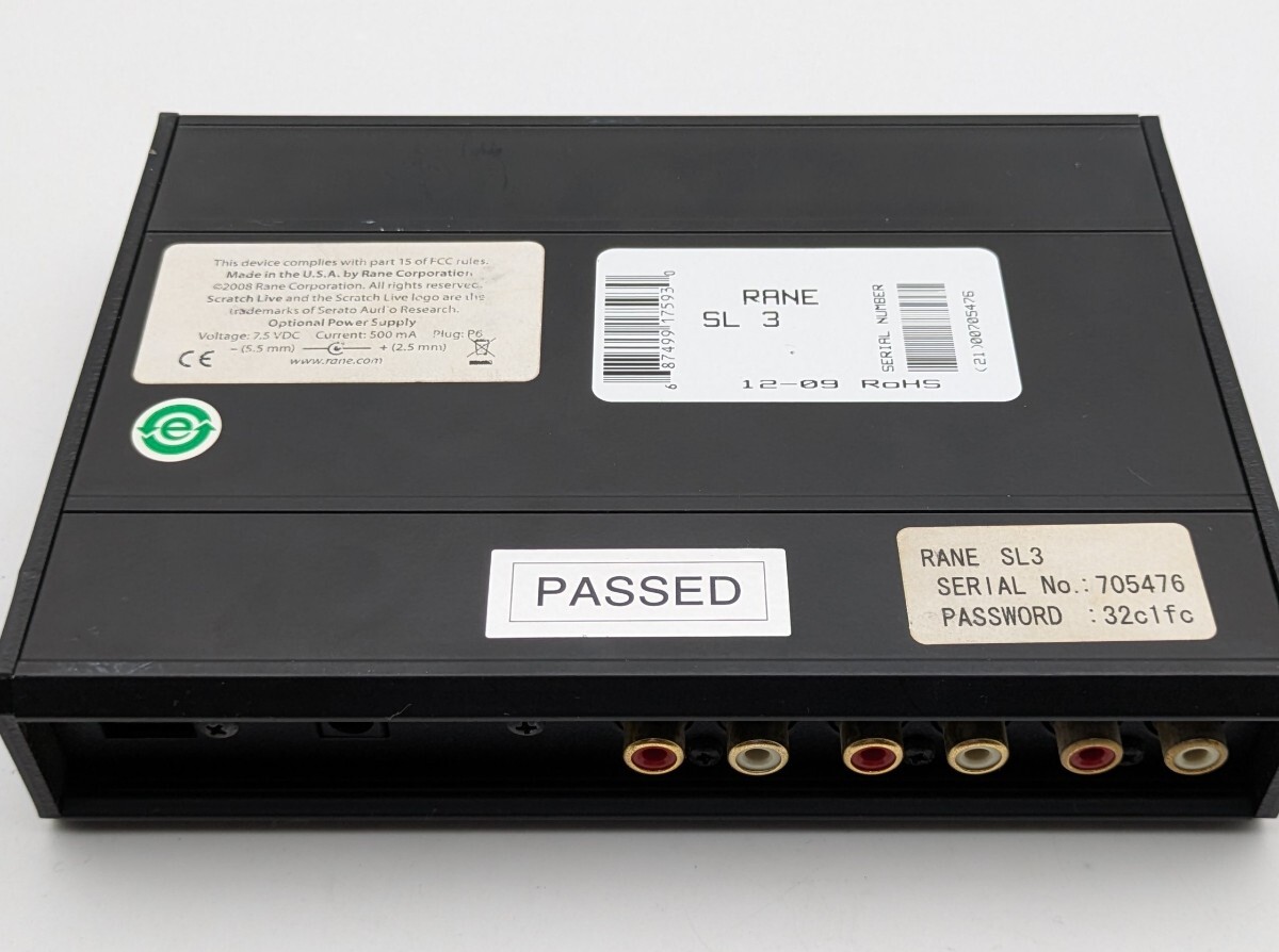 【傷や汚れあり】 RANE SL3 Serato Scratch LiveデジタルDJインターフェース オーディオインターフェース デジタルDJシステム レーン LIVE 通電未確認の落札情報 ...