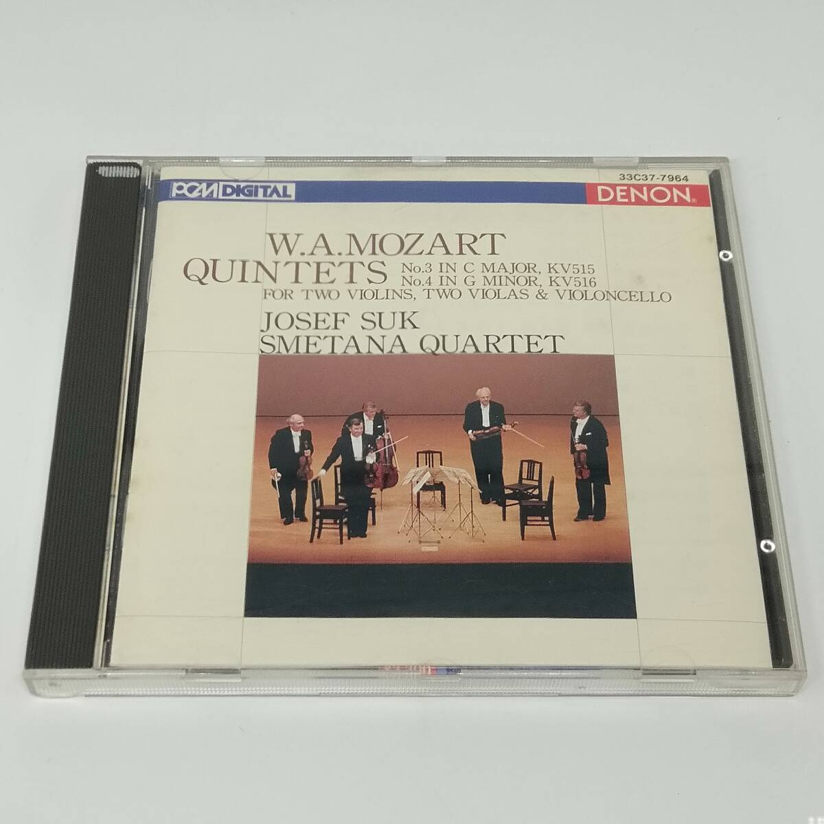 【やや傷や汚れあり】CD モーツアルト 弦楽五重奏曲 第3番 第4番 ヨセフ・スーク スメタナ四重奏団 MOZART STRING ...