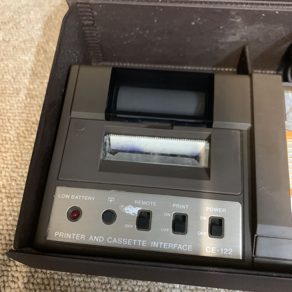 【傷や汚れあり】【E380R】SHARP CE-122 PRINTER AND CASSETTE INTERFACE ボケットコンピュータ プリンターの落札情報詳細 - Yahoo ...