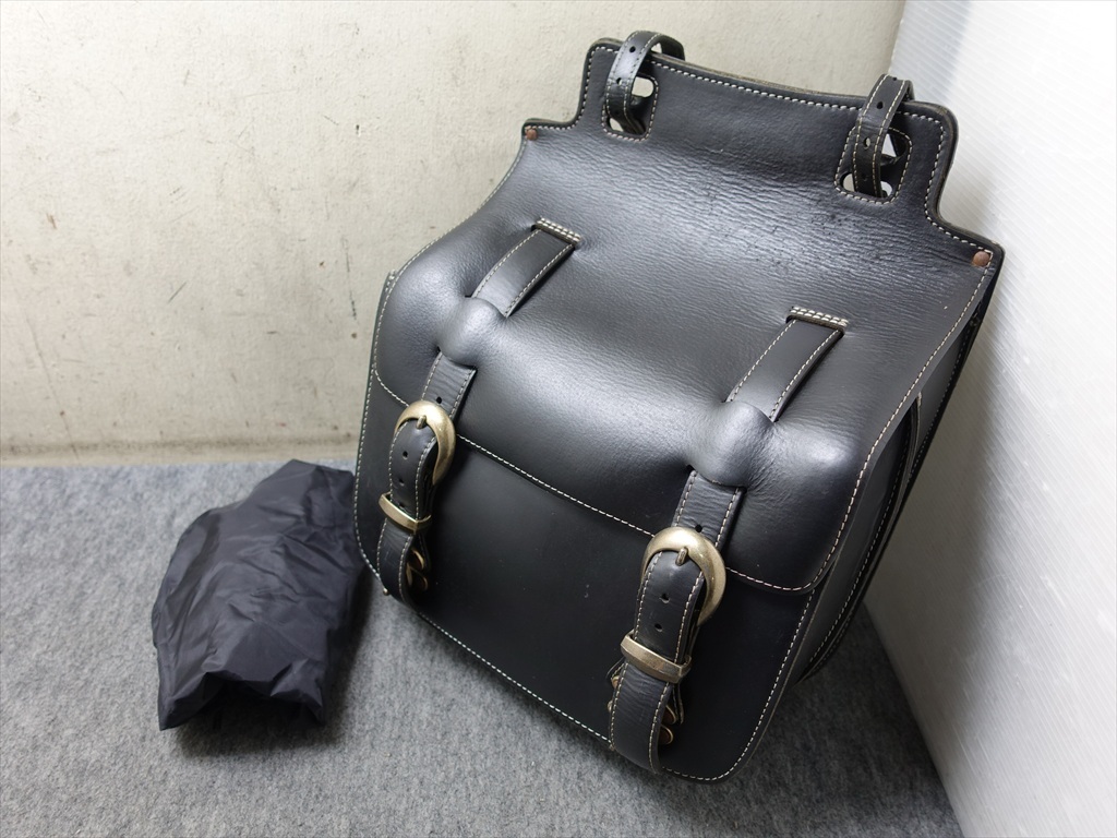 【目立った傷や汚れなし】デグナー本革サドルバッグ SB90 XL1200X/V/C/R/N/L/X/FXBRS/BB/FB/FLFBS ...