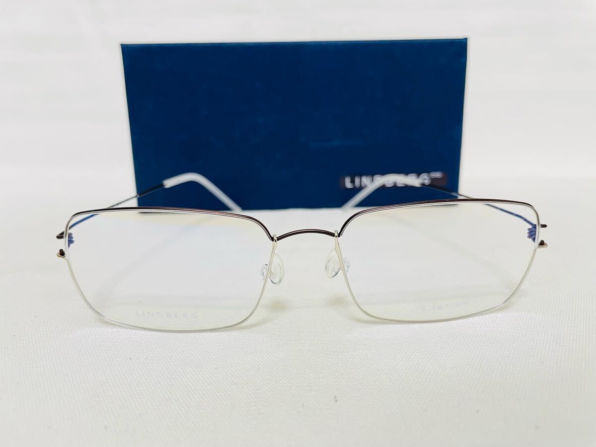 【未使用】LINDBERG 眼鏡フレーム リンドバーグ AIR TITANIUM RIM 55-18-140 COL.03 NICHOLAS ...