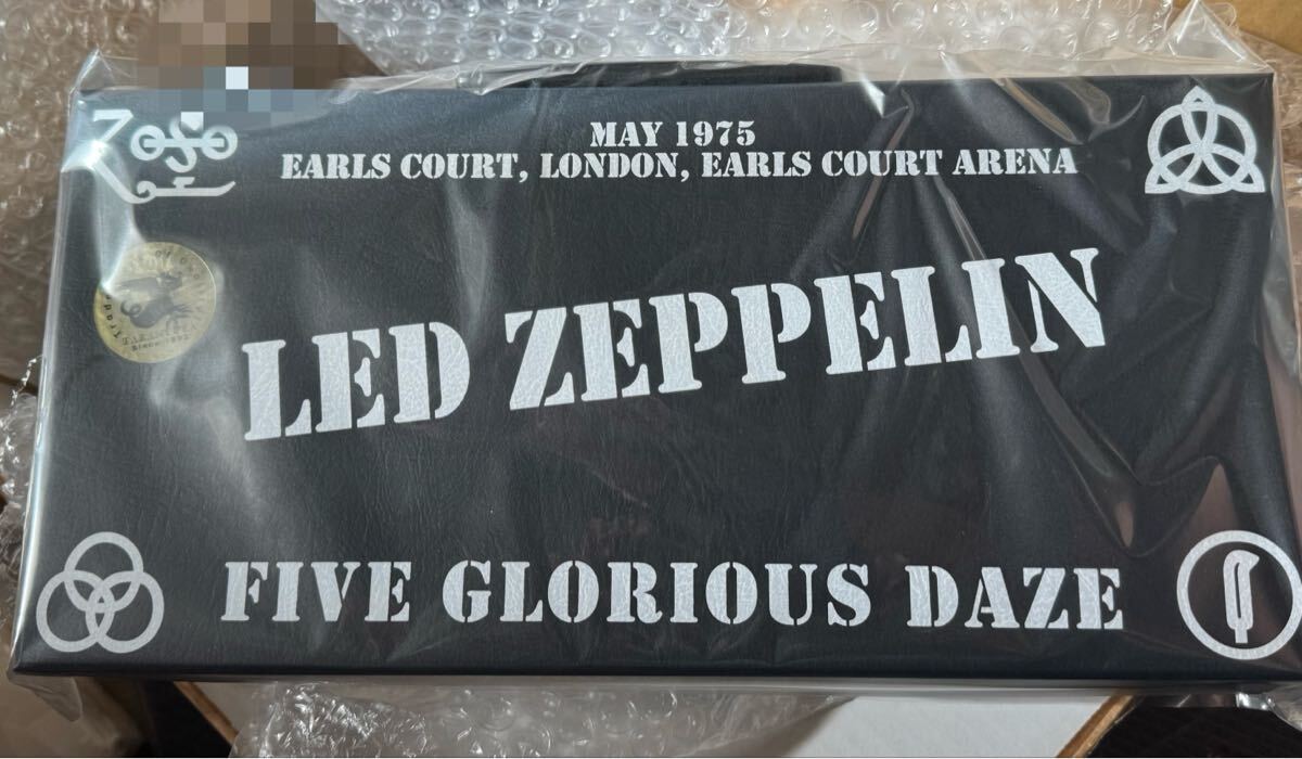 【未使用】貴重!! 新品未開封 LED ZEPPELIN★FIVE GLORIOUS DAZE(黒) 【TARANTURA】1ST ...
