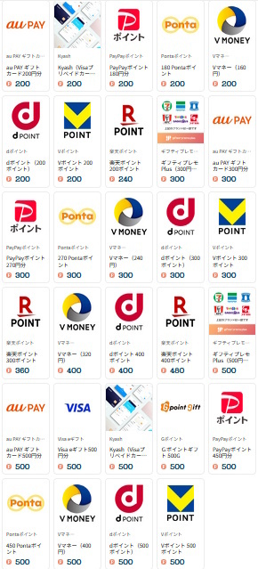 【未使用】えらべるPay 1,000ポイント (1000円分) Vポイント dポイント 楽天POINT PayPay auPAY Ponta Quo Pay nanaco amazon ...