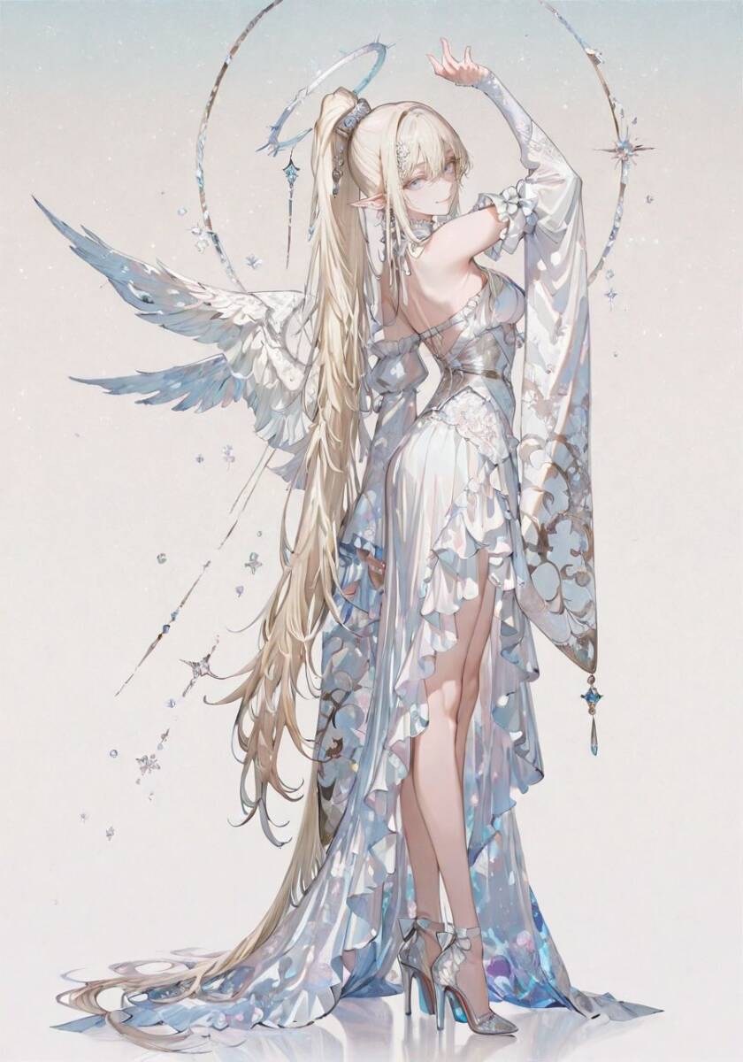 【未使用】[set of 5]アート イラスト harem 5-Piece Poster Set No.4 同人 美少女 ファンアート アニメ ...