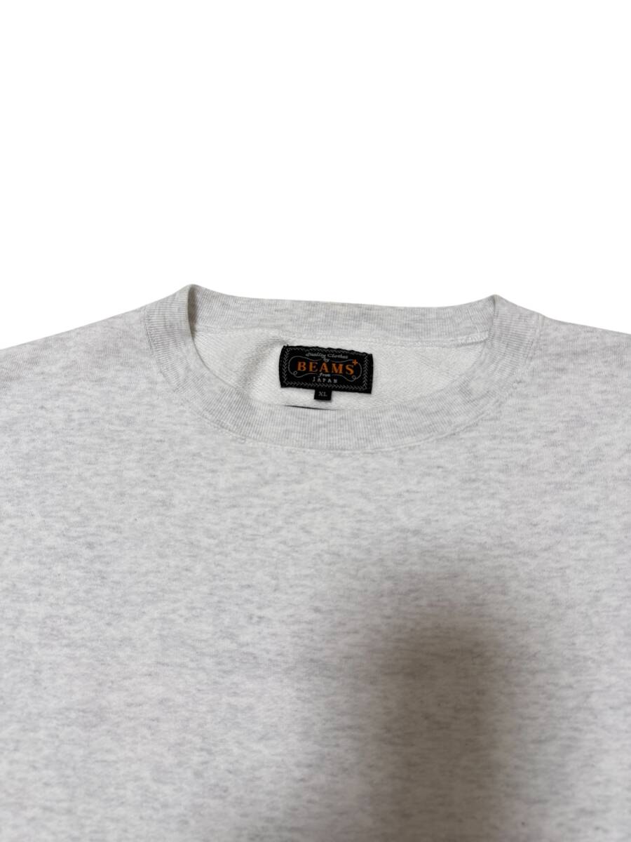 【目立った傷や汚れなし】極美 beams plus sweat crew XL 日本製 Japan vintage loopwheeler ...
