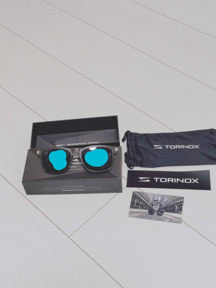 【未使用に近い】訳あり〜レンズ外側1箇所・フレーム小キズ・商品シールなし】TORINOX サングラス〜SpeedSter Model 166 ...