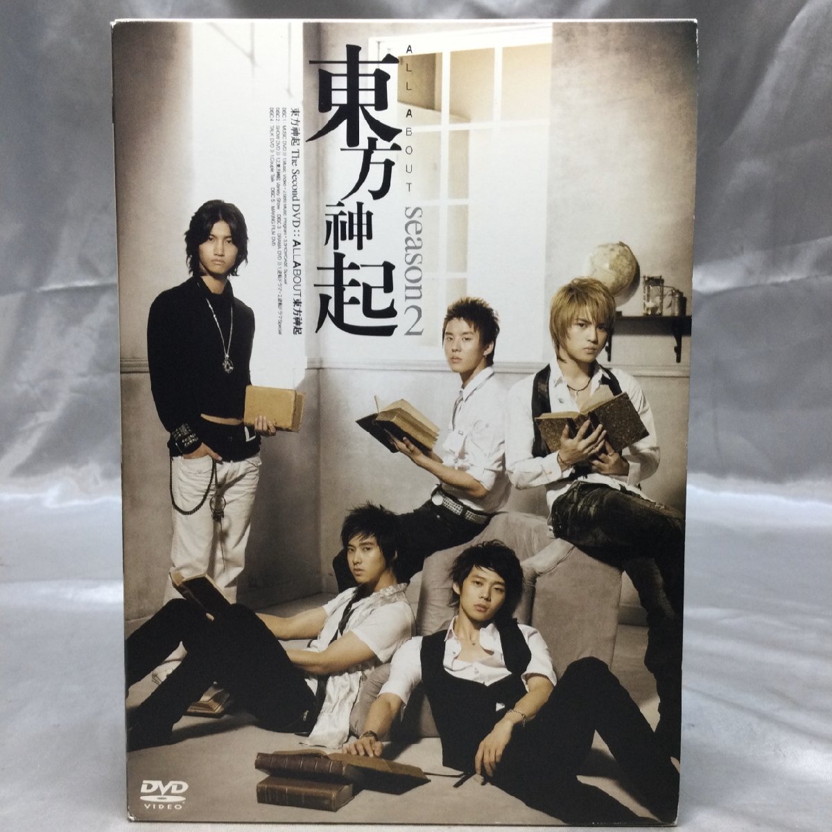 【やや傷や汚れあり】【中古/現状品/TSH】東方神起 All About 東方神起 Season2 DVD VIDEO 5枚組 BOX仕様 ...