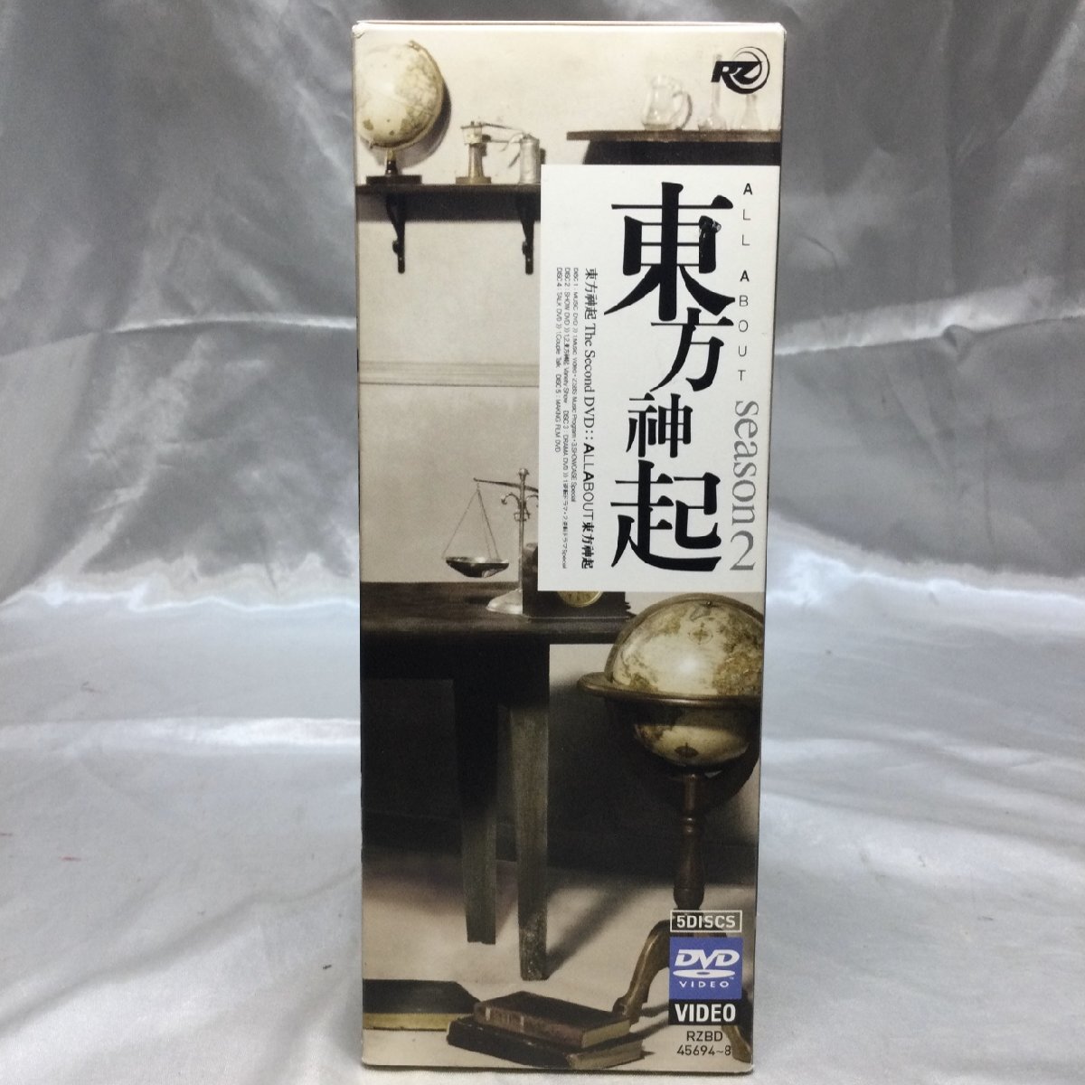 【やや傷や汚れあり】【中古/現状品/TSH】東方神起 All About 東方神起 Season2 DVD VIDEO 5枚組 BOX仕様 ...