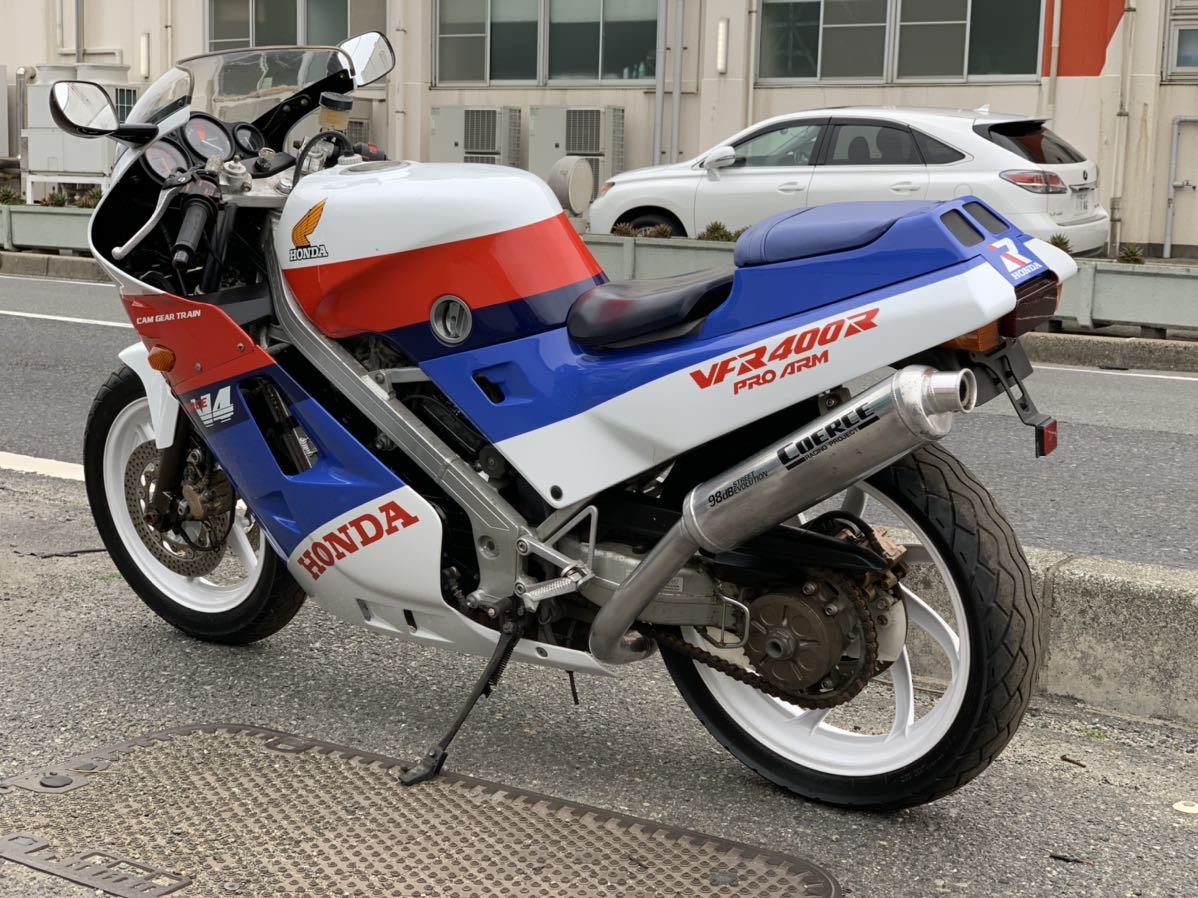 VFR400R NC24 プロアーム 極上 美車 奇跡の1140km（実走行） ワンオーナー？ 即乗り可能 売り切り の落札情報詳細 - Yahoo!オークション落札価格検索 オークフリー