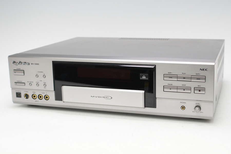 NEC 光ディスク デジタル・ビデオレコーダー GigaStation MV-10000 完動品 ブランクディスク付の落札情報詳細 ...