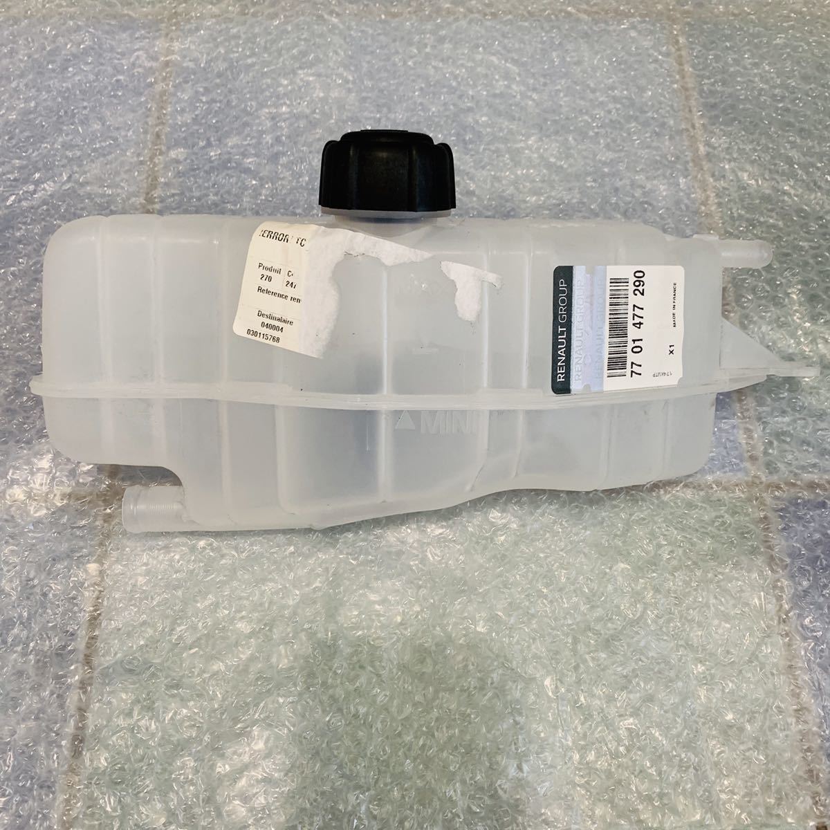 【新品】【ルノー純正部品】7701477290 ルノー クリオ3/ルーテシア3 R.S ラジエーター リザーブタンク RENAULT ...