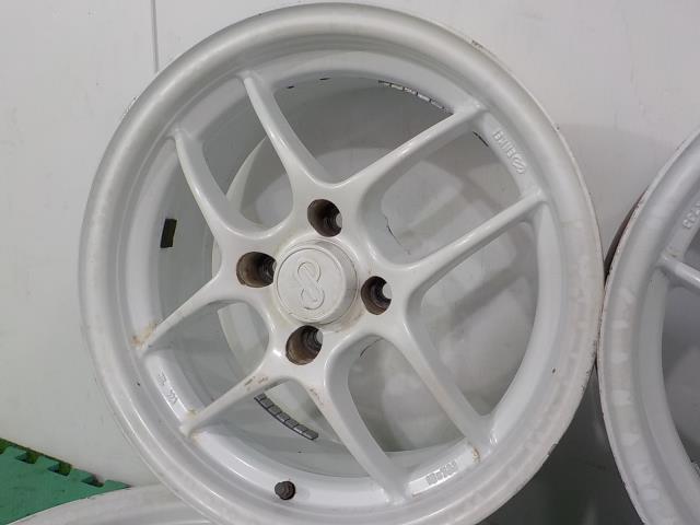 ENKEI エンケイ CPS Ⅱ コンペティション インセット実測 希少 PCD100×4 15インチ 7J +35 4本 軽量 アルミ ...