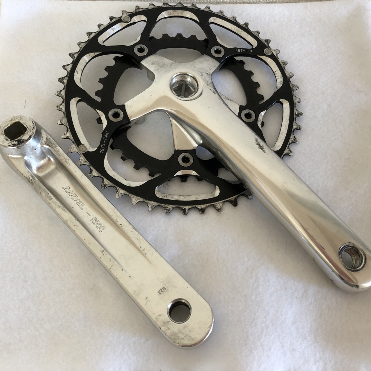 ANDEL RSC6 クランク セット 170 7075-CNC 48T-110 自転車パーツ 中古 の落札情報詳細| ヤフオク落札価格情報 ...