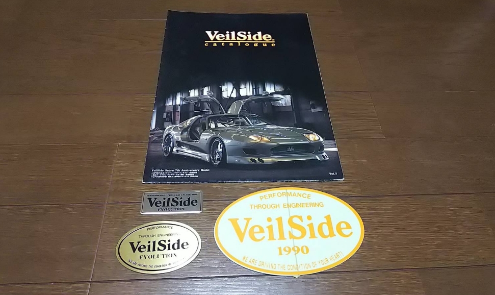 VeilSide エンブレム カタログ ステッカー (検 ヴェルサイド RX-7 FC3S FD3S JZA70 JZA80 GT-R 180SX S13 スープラ スカイライン R32 ...