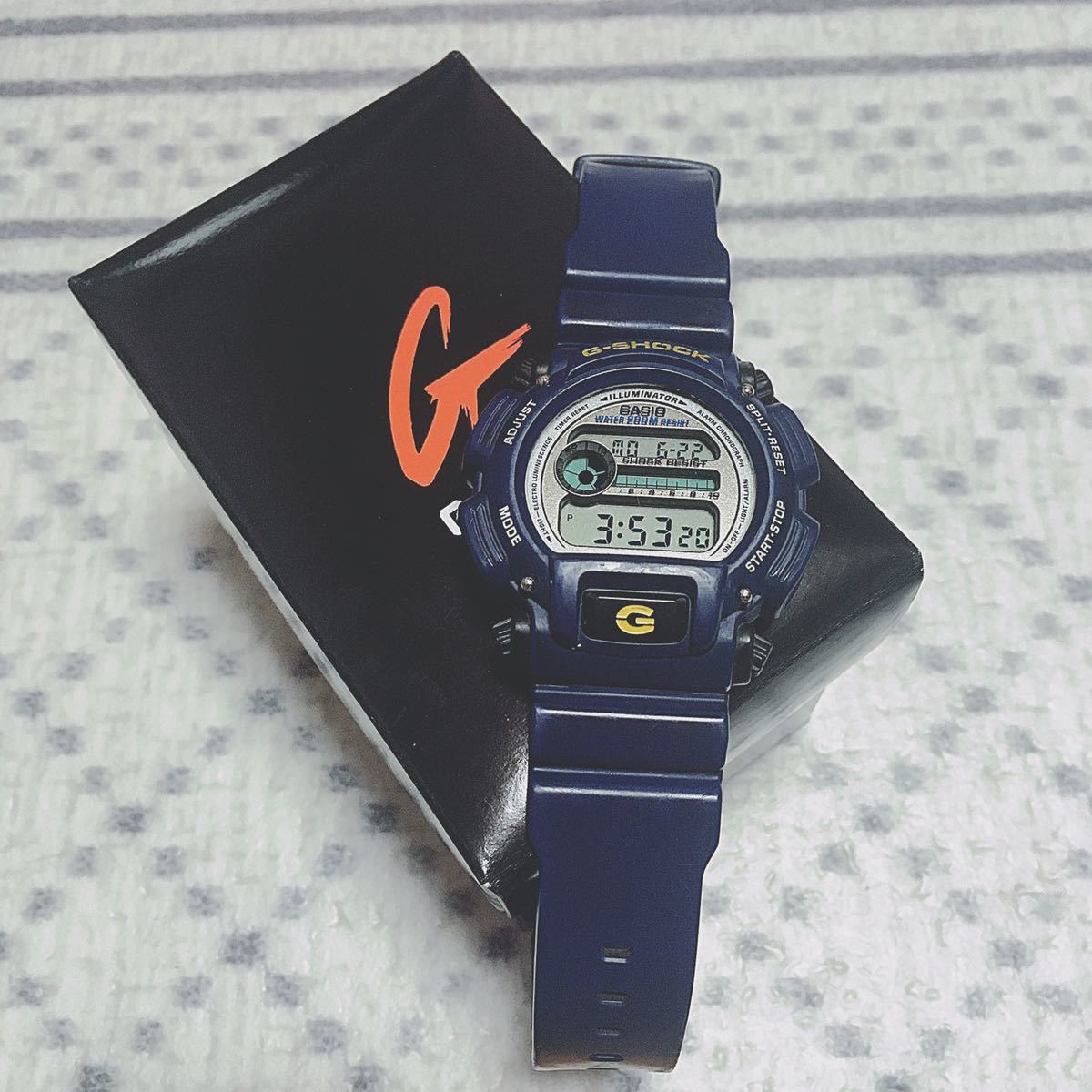 CASIO G-SHOCK カシオ Gショック DW-9052-2 VDR 3232 青 紺 blue navy 防水 used 中古 稼動品 ...