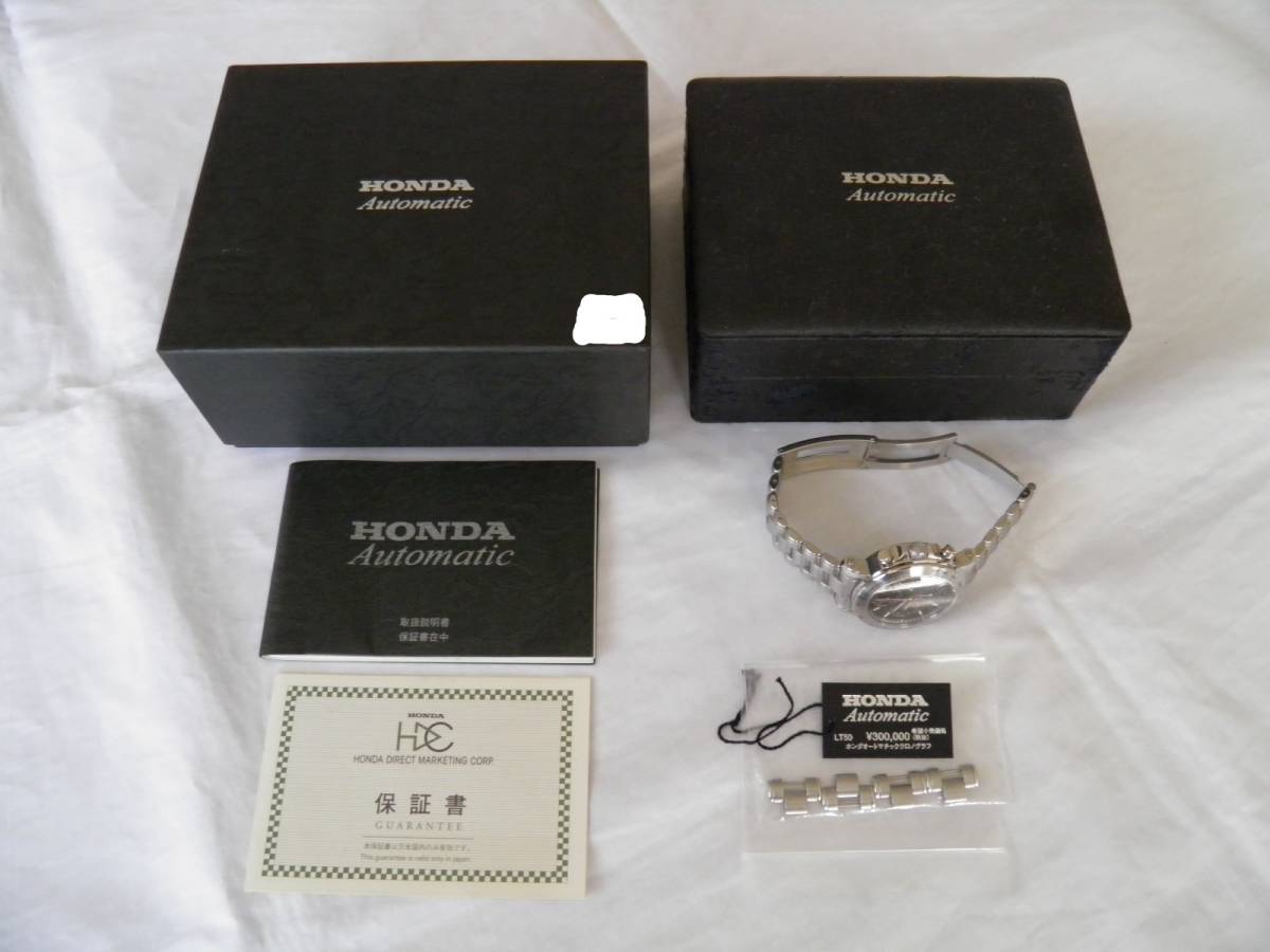 美品 ホンダ LT50 NC77-0010 クロノグラフ 100本限定 6S77 付属品完備 セイコー クレドール SEIKO 自動巻の落札 ...