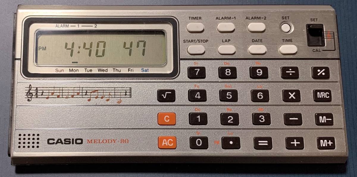 レア CASIO ML-80 Melody-80 カシオ メロディ電卓 昭和レトロの落札情報詳細 - Yahoo!オークション落札価格検索 ...